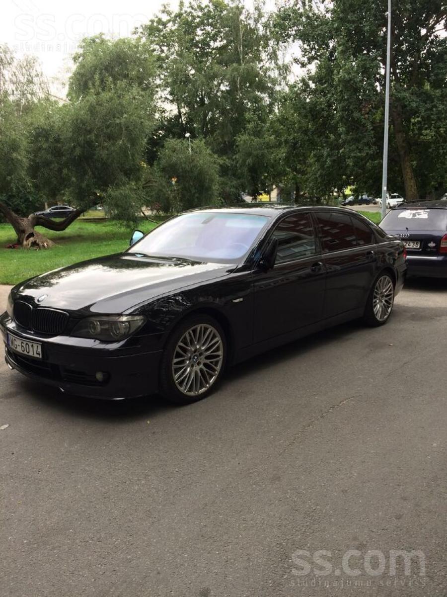 Black BMW 730 2006 in Riga, with an engine capacity of 3.00 L and mileage of 354 thousand km for 5700 €, photo 1 on AUTOMOTO.COM.LV
