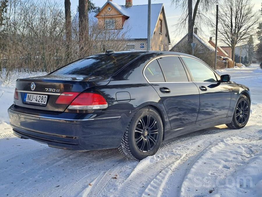 Melns BMW 730 2006 Jēkabpils, ar dzinēja tilpumu 3.00 L un nobraukumu 549 tūkst. km par 3350 €, foto 1 vietnē AUTOMOTO.COM.LV