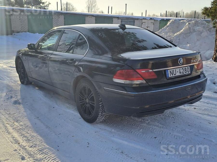 Melns BMW 730 2006 Jēkabpils, ar dzinēja tilpumu 3.00 L un nobraukumu 549 tūkst. km par 3350 €, foto 4 vietnē AUTOMOTO.COM.LV