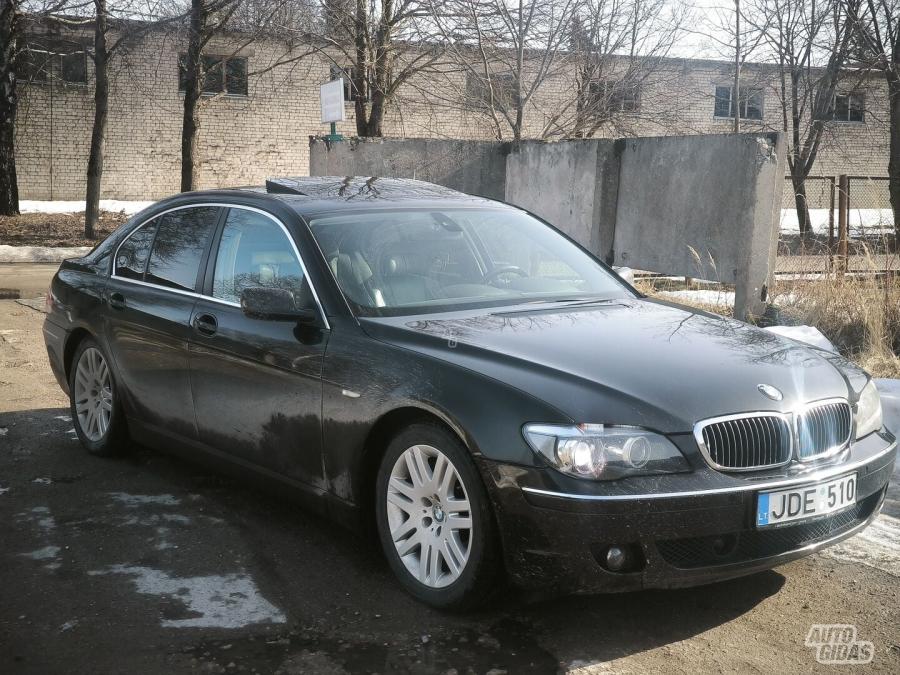 Black BMW 730 2006 in Telschi, with an engine capacity of 3.00 L and mileage of 330 thousand km for 3000 €, photo 1 on AUTOMOTO.COM.LV
