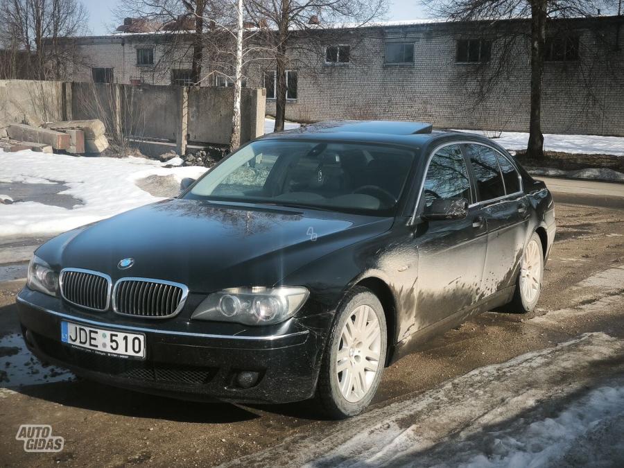 Black BMW 730 2006 in Telschi, with an engine capacity of 3.00 L and mileage of 330 thousand km for 3000 €, photo 4 on AUTOMOTO.COM.LV