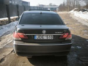 Black BMW 730 2006 in Telschi, with an engine capacity of 3.00 L and mileage of 330 thousand km for 3000 €, photo 6 on AUTOMOTO.COM.LV