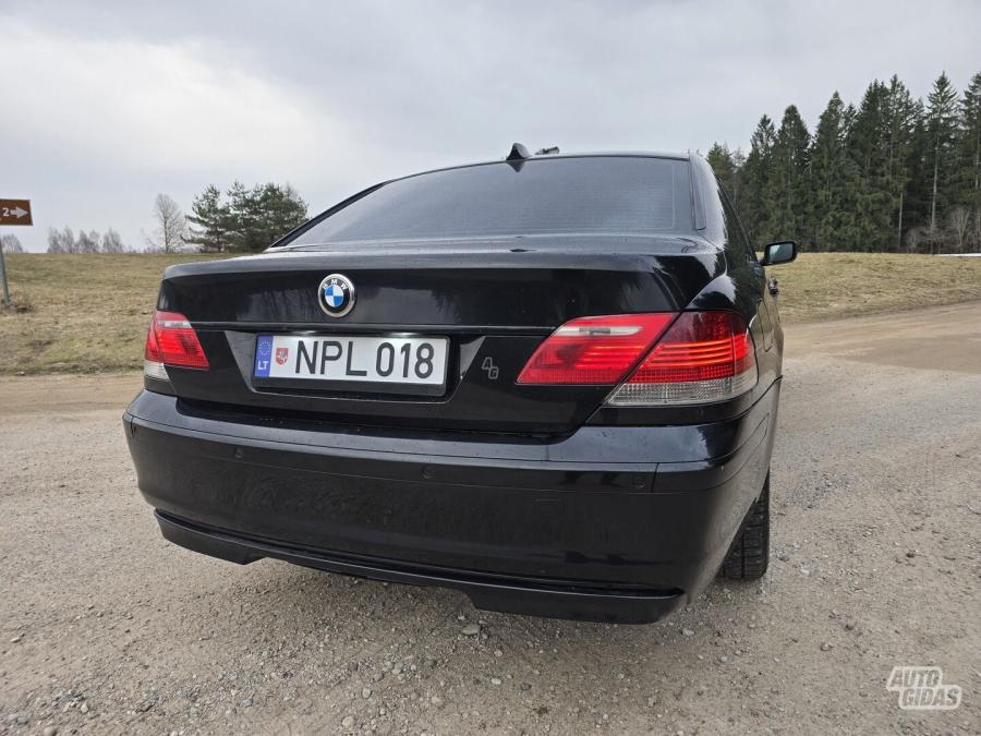 Melns BMW 730 2006 Plungė, ar dzinēja tilpumu 3.00 L un nobraukumu 289 tūkst. km par 5200 €, foto 6 vietnē AUTOMOTO.COM.LV