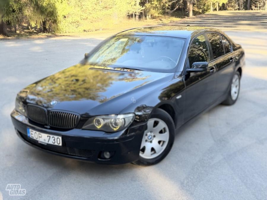 Black BMW 730 2006 in Kaunas, with an engine capacity of 3.00 L and mileage of 400 thousand km for 3450 €, photo 1 on AUTOMOTO.COM.LV
