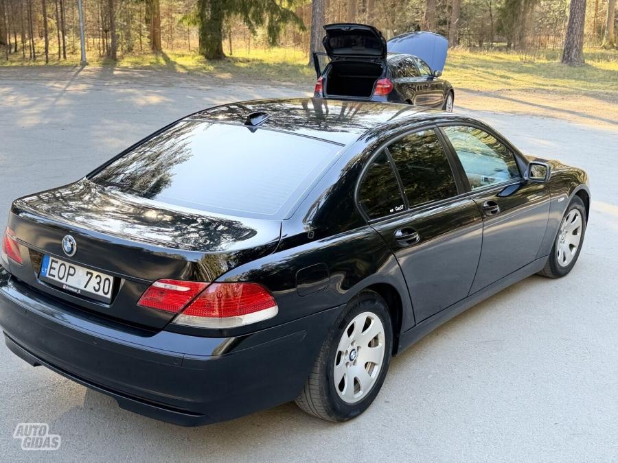 Black BMW 730 2006 in Kaunas, with an engine capacity of 3.00 L and mileage of 400 thousand km for 3450 €, photo 10 on AUTOMOTO.COM.LV