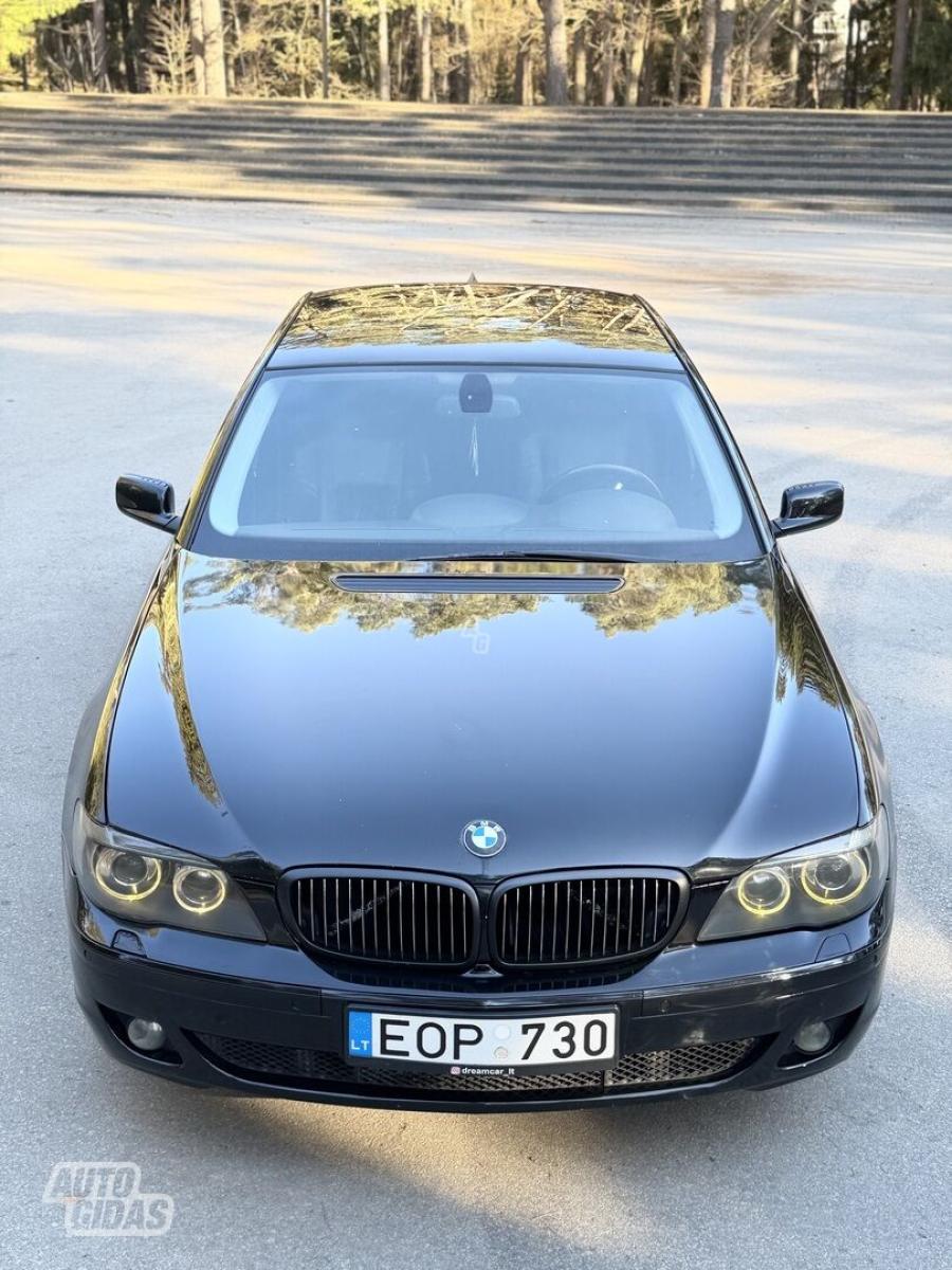 Black BMW 730 2006 in Kaunas, with an engine capacity of 3.00 L and mileage of 400 thousand km for 3450 €, photo 14 on AUTOMOTO.COM.LV