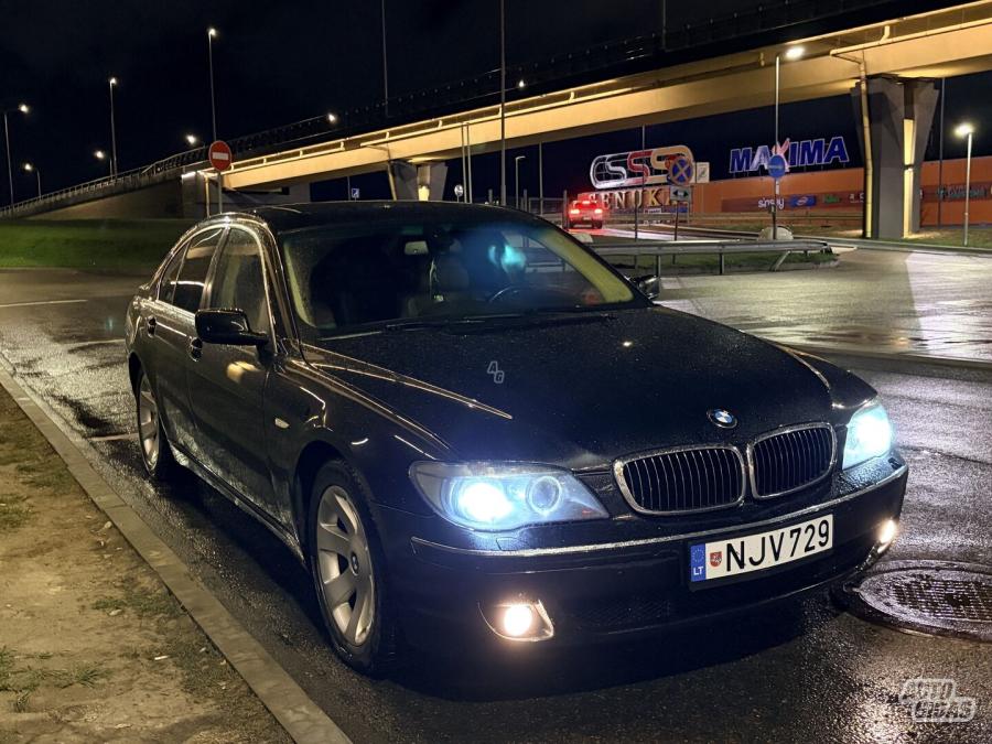 Black BMW 730 2006 in Klaipeda, with an engine capacity of 3.00 L and mileage of 427 thousand km for 3100 €, photo 1 on AUTOMOTO.COM.LV