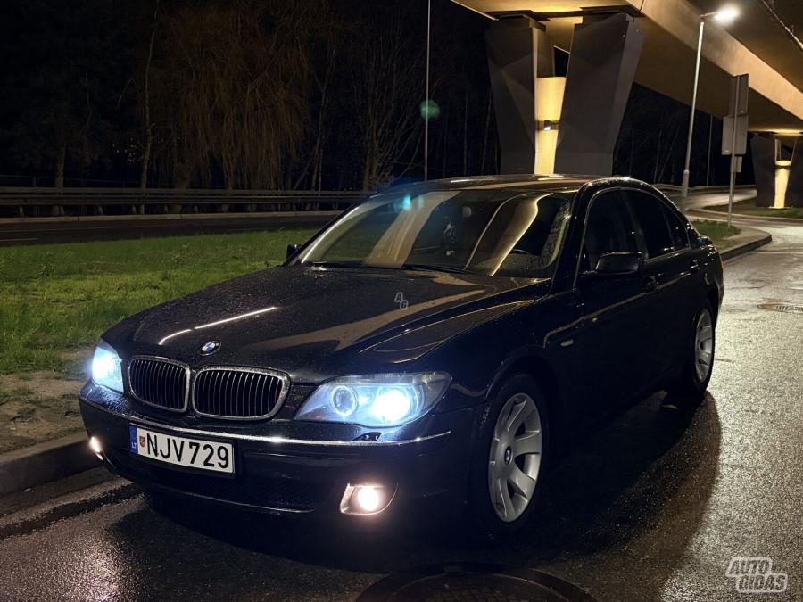 Black BMW 730 2006 in Klaipeda, with an engine capacity of 3.00 L and mileage of 427 thousand km for 3100 €, photo 3 on AUTOMOTO.COM.LV