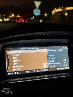 Black BMW 730 2006 in Klaipeda, with an engine capacity of 3.00 L and mileage of 427 thousand km for 3100 €, photo 14 on AUTOMOTO.COM.LV