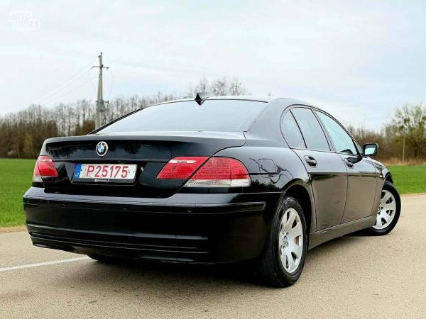 Black BMW 730 2006 in Kaunas, with an engine capacity of 3.00 L and mileage of 410 thousand km for 3250 €, photo 6 on AUTOMOTO.COM.LV