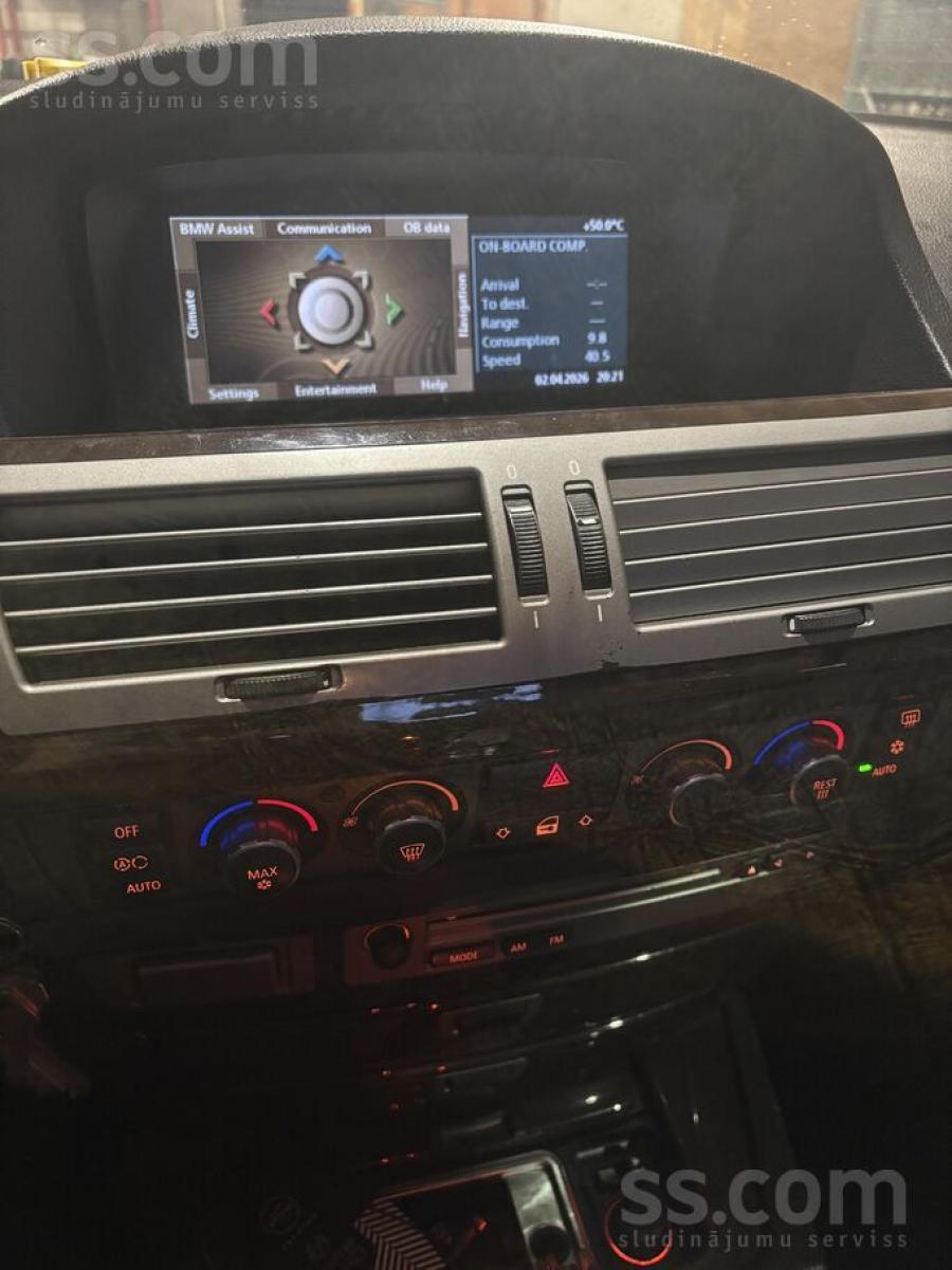 Melns BMW 730 2006 Cēsis, ar dzinēja tilpumu 3.00 L un nobraukumu 316 tūkst. km par 3700 €, foto 8 vietnē AUTOMOTO.COM.LV