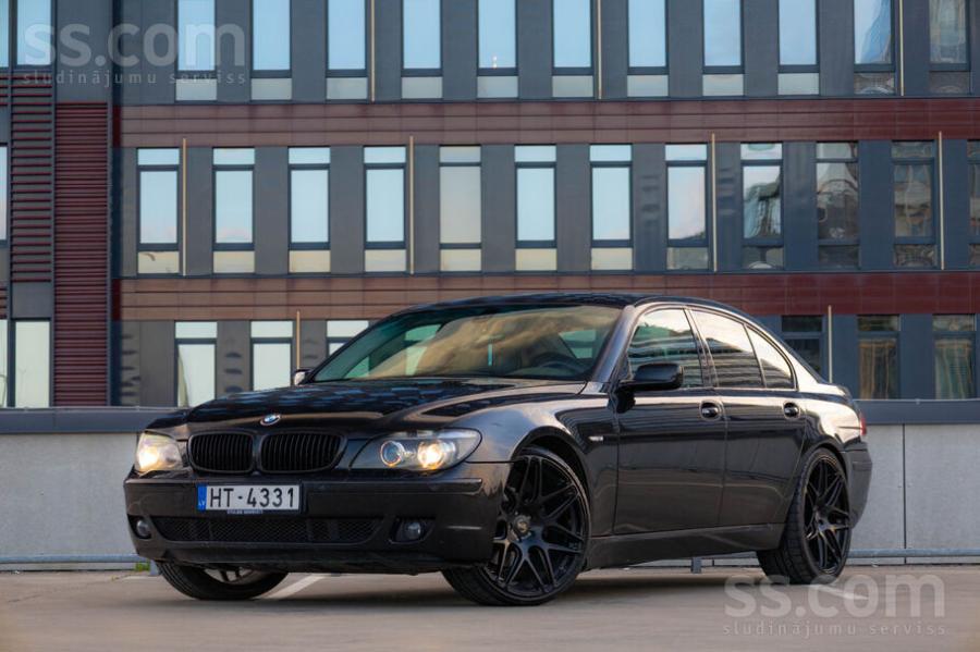 Melns BMW 730 2006 Rīga, ar dzinēja tilpumu 3.00 L un nobraukumu 320 tūkst. km par 4300 €, foto 1 vietnē AUTOMOTO.COM.LV