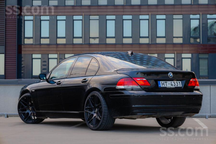 Melns BMW 730 2006 Rīga, ar dzinēja tilpumu 3.00 L un nobraukumu 320 tūkst. km par 4300 €, foto 4 vietnē AUTOMOTO.COM.LV