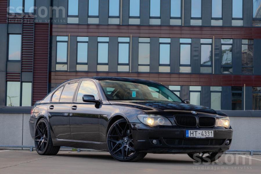 Melns BMW 730 2006 Rīga, ar dzinēja tilpumu 3.00 L un nobraukumu 320 tūkst. km par 4300 €, foto 8 vietnē AUTOMOTO.COM.LV