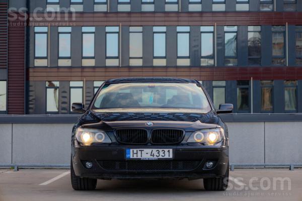 Melns BMW 730 2006 Rīga, ar dzinēja tilpumu 3.00 L un nobraukumu 320 tūkst. km par 4300 €, foto 8 vietnē AUTOMOTO.COM.LV