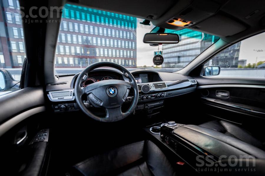 Melns BMW 730 2006 Rīga, ar dzinēja tilpumu 3.00 L un nobraukumu 320 tūkst. km par 4300 €, foto 10 vietnē AUTOMOTO.COM.LV