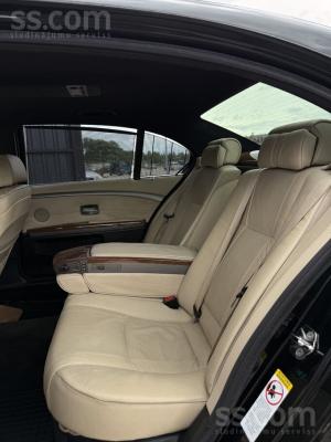 Black BMW 730 2006 in Kuldiga, with an engine capacity of 3.00 L and mileage of 290 thousand km for 6250 €, photo 16 on AUTOMOTO.COM.LV