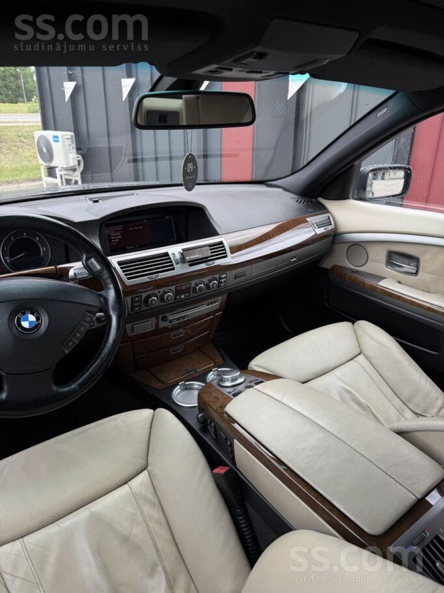 Black BMW 730 2006 in Kuldiga, with an engine capacity of 3.00 L and mileage of 290 thousand km for 6250 €, photo 18 on AUTOMOTO.COM.LV