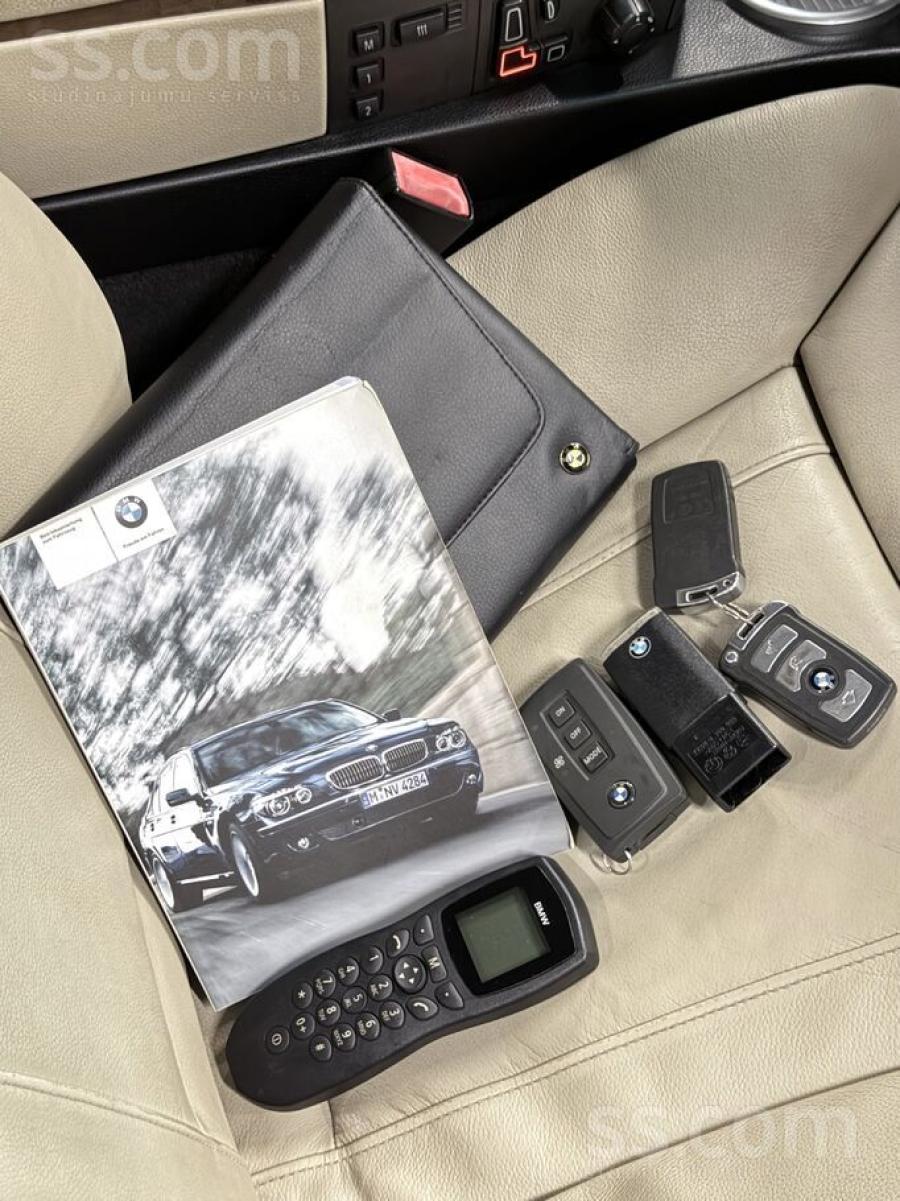Black BMW 730 2006 in Kuldiga, with an engine capacity of 3.00 L and mileage of 290 thousand km for 6250 €, photo 27 on AUTOMOTO.COM.LV