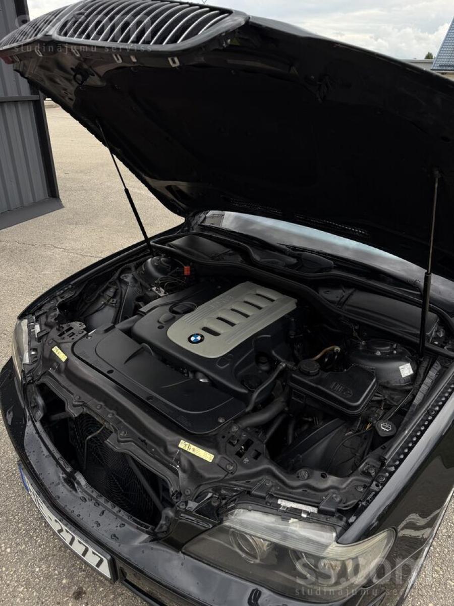 Black BMW 730 2006 in Kuldiga, with an engine capacity of 3.00 L and mileage of 290 thousand km for 6250 €, photo 36 on AUTOMOTO.COM.LV