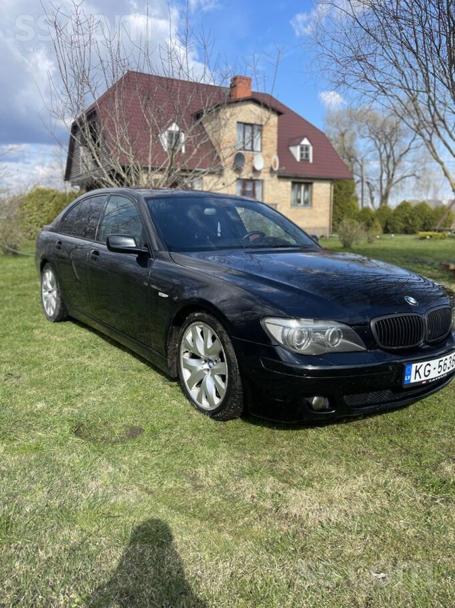 Melns BMW 730 2006 Preiļi, ar dzinēja tilpumu 3.00 L un nobraukumu 450 tūkst. km par 3995 €, foto 3 vietnē AUTOMOTO.COM.LV