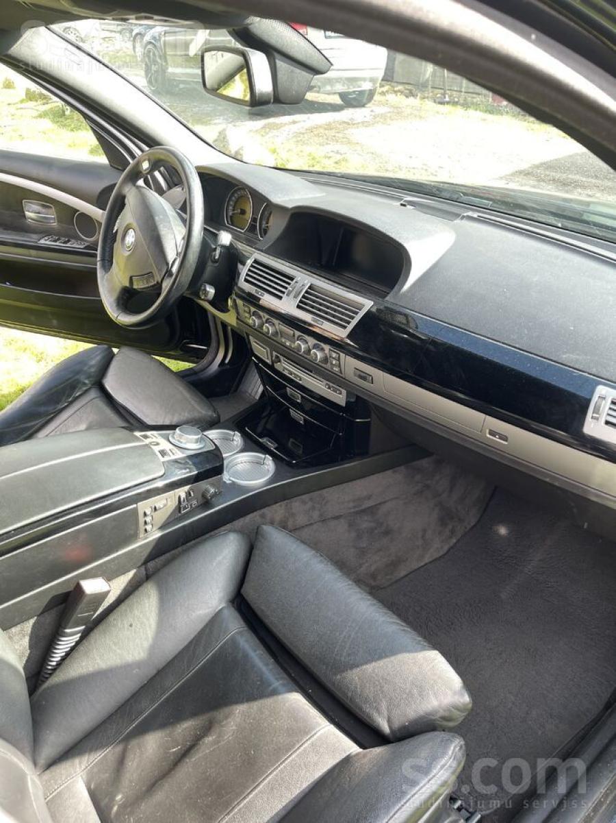 Melns BMW 730 2006 Preiļi, ar dzinēja tilpumu 3.00 L un nobraukumu 450 tūkst. km par 3995 €, foto 6 vietnē AUTOMOTO.COM.LV