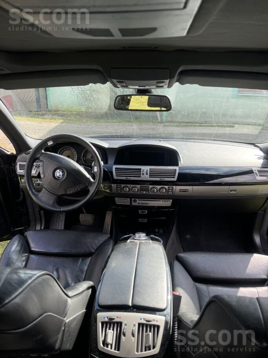Melns BMW 730 2006 Preiļi, ar dzinēja tilpumu 3.00 L un nobraukumu 450 tūkst. km par 3995 €, foto 7 vietnē AUTOMOTO.COM.LV