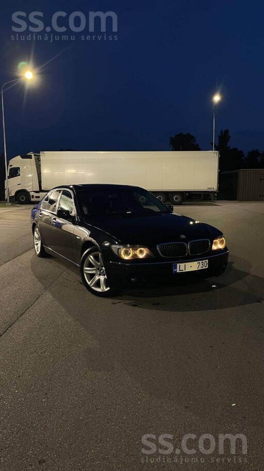 Melns BMW 730 2006 Rīga, ar dzinēja tilpumu 3.00 L un nobraukumu 360 tūkst. km par 5200 €, foto 1 vietnē AUTOMOTO.COM.LV