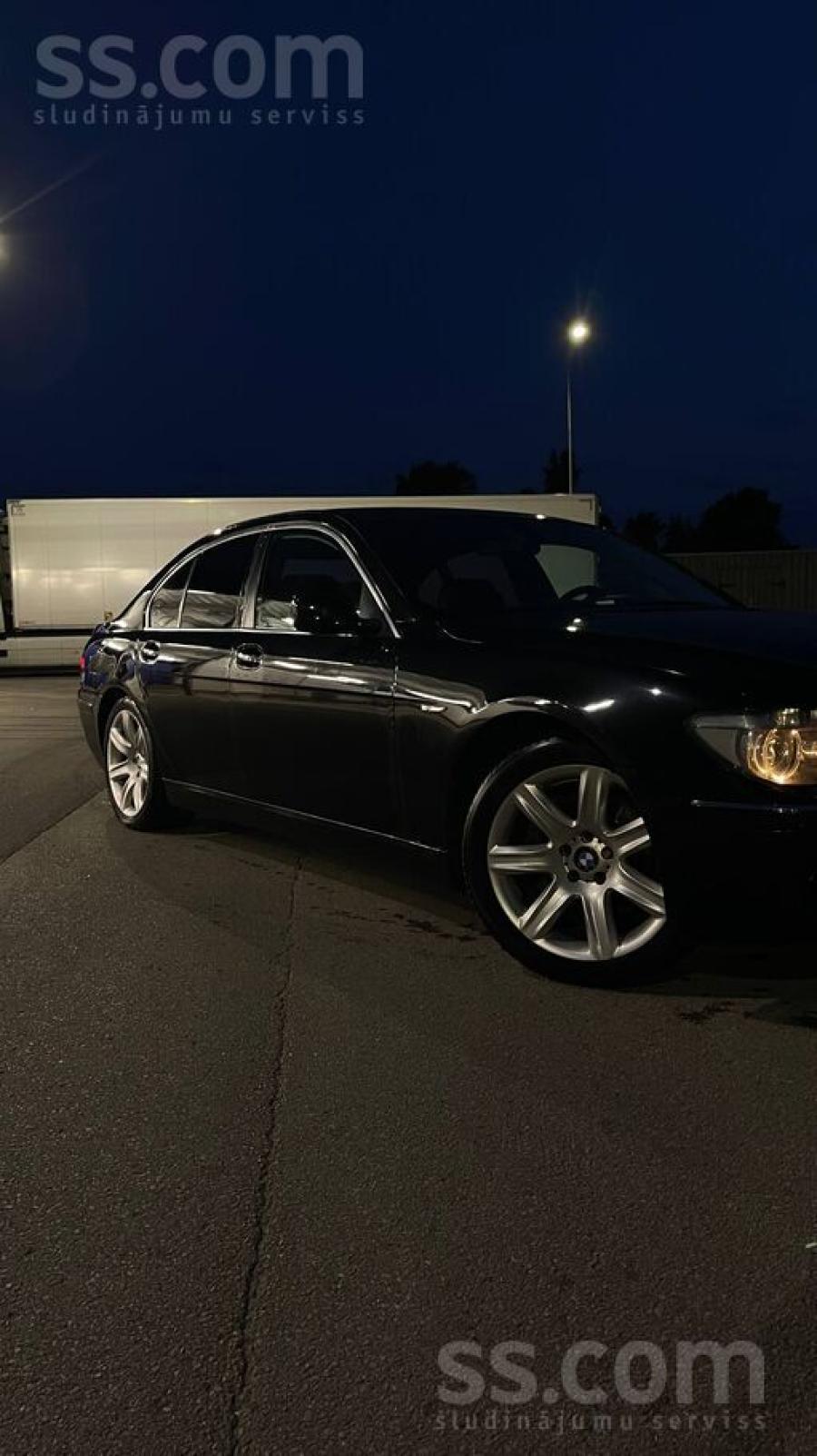 Melns BMW 730 2006 Rīga, ar dzinēja tilpumu 3.00 L un nobraukumu 360 tūkst. km par 5200 €, foto 3 vietnē AUTOMOTO.COM.LV