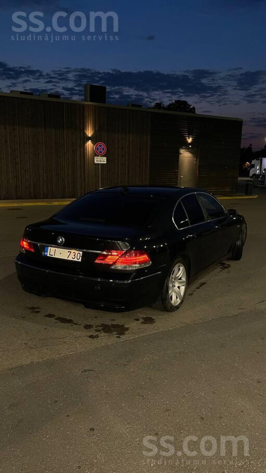 Melns BMW 730 2006 Rīga, ar dzinēja tilpumu 3.00 L un nobraukumu 360 tūkst. km par 5200 €, foto 5 vietnē AUTOMOTO.COM.LV