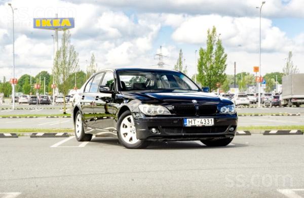 Black BMW 730 2006 in Riga, with an engine capacity of 3.00 L and mileage of 320 thousand km for 2990 €, photo 2 on AUTOMOTO.COM.LV
