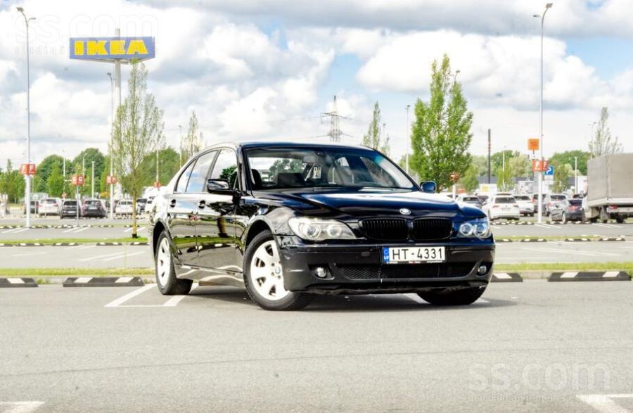 Melns BMW 730 2006 Rīga, ar dzinēja tilpumu 3.00 L un nobraukumu 320 tūkst. km par 2990 €, foto 3 vietnē AUTOMOTO.COM.LV