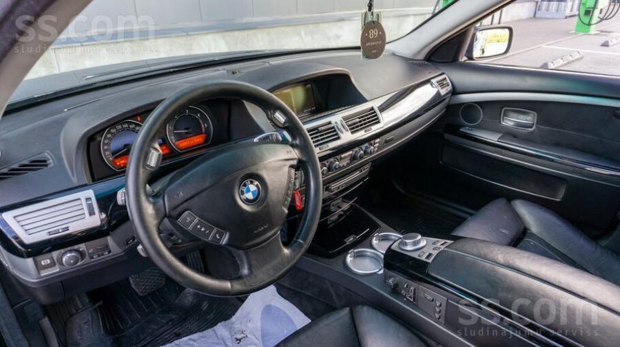 Melns BMW 730 2006 Rīga, ar dzinēja tilpumu 3.00 L un nobraukumu 320 tūkst. km par 2990 €, foto 11 vietnē AUTOMOTO.COM.LV