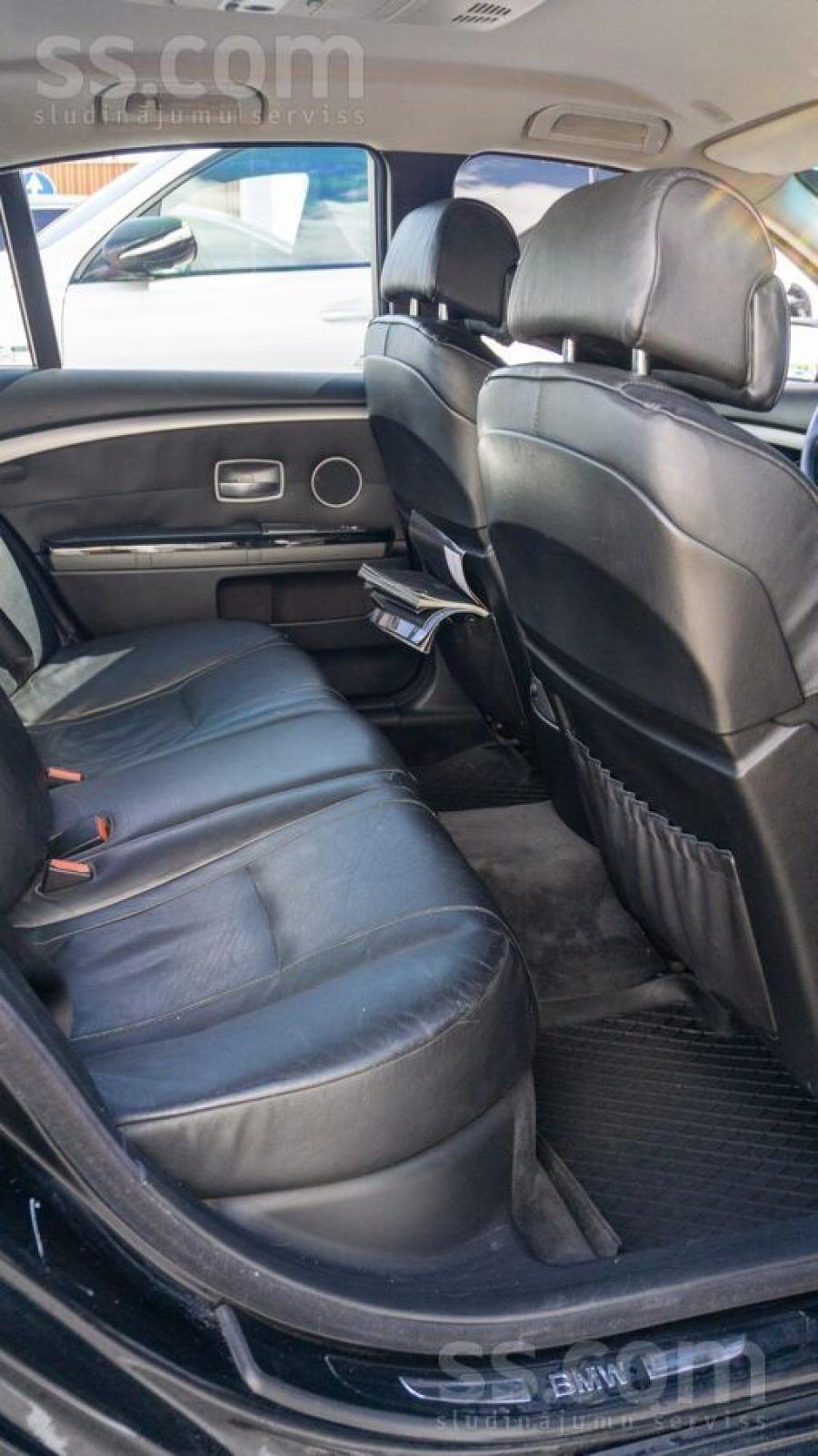 Melns BMW 730 2006 Rīga, ar dzinēja tilpumu 3.00 L un nobraukumu 320 tūkst. km par 2990 €, foto 25 vietnē AUTOMOTO.COM.LV