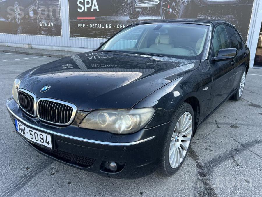 Melns BMW 730 2006 Rīga, ar dzinēja tilpumu 3.00 L un nobraukumu 422 tūkst. km par 4950 €, foto 1 vietnē AUTOMOTO.COM.LV