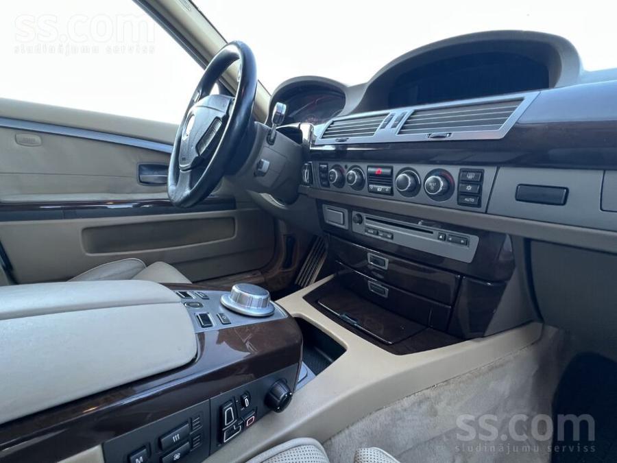 Melns BMW 730 2006 Rīga, ar dzinēja tilpumu 3.00 L un nobraukumu 422 tūkst. km par 4950 €, foto 7 vietnē AUTOMOTO.COM.LV