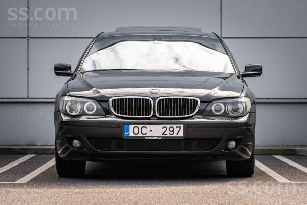 Black BMW 730 2006 in Riga, with an engine capacity of 3.00 L and mileage of 379 thousand km for 5500 €, photo 2 on AUTOMOTO.COM.LV