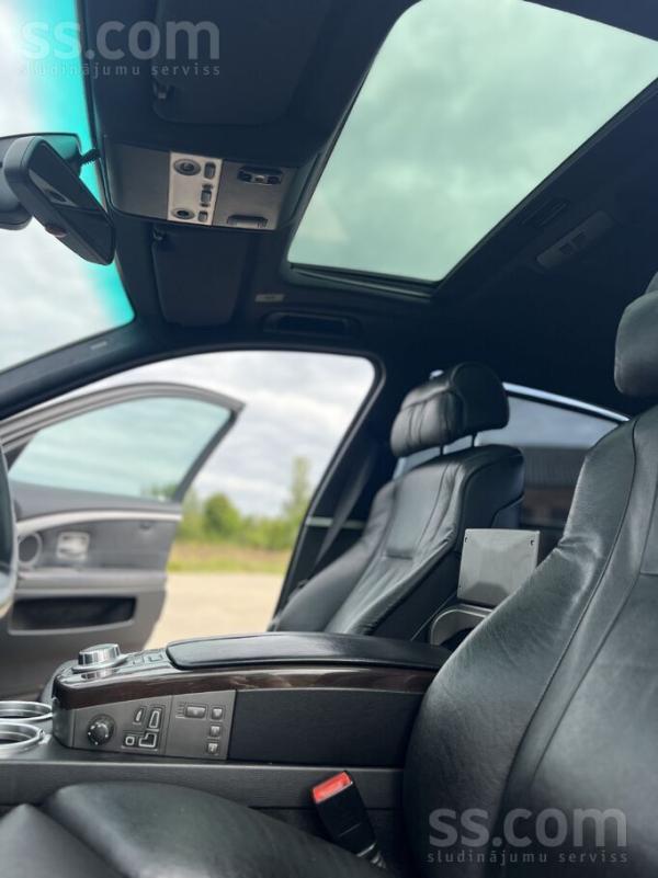 Black BMW 730 2006 in Daugavpils, with an engine capacity of 3.00 L and mileage of 428 thousand km for 5350 €, photo 9 on AUTOMOTO.COM.LV