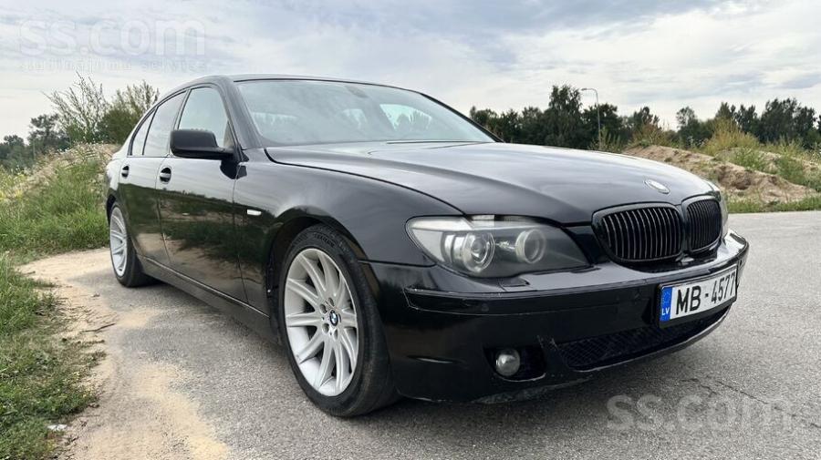 Melns BMW 730 2006 Rīga, ar dzinēja tilpumu 3.00 L un nobraukumu 272 tūkst. km par 2600 €, foto 1 vietnē AUTOMOTO.COM.LV