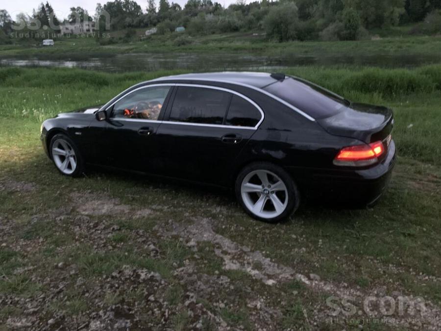 Черный БМВ 730 2007 в Бауска, объемом двигателя 3.00 л и пробегом 449 тыс. км за 4300 €, фото 1 на AUTOMOTO.COM.LV
