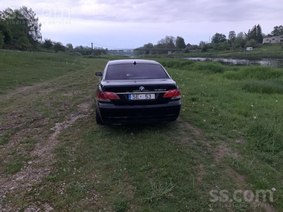 Черный БМВ 730 2007 в Бауска, объемом двигателя 3.00 л и пробегом 449 тыс. км за 4300 €, фото 9 на AUTOMOTO.COM.LV