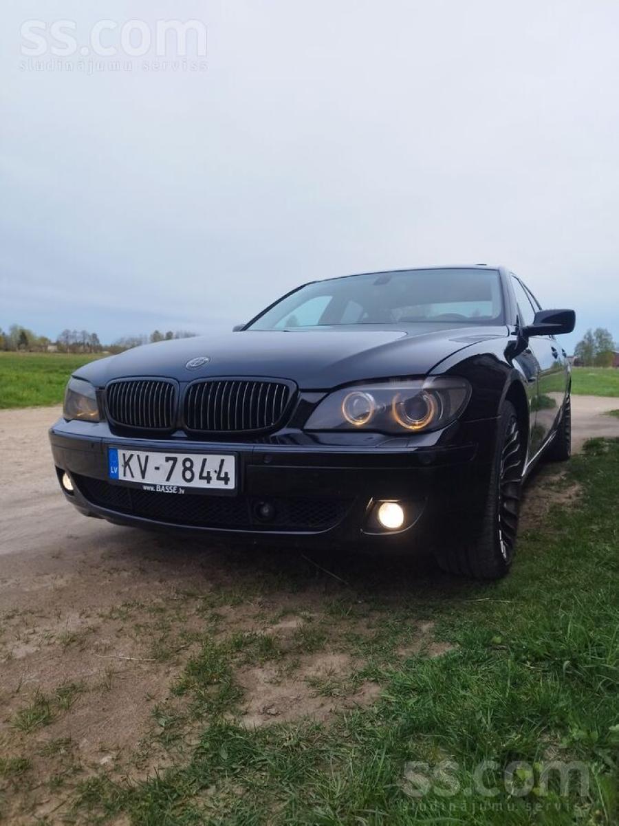 Melns BMW 730 2007 Liepāja, ar dzinēja tilpumu 3.00 L un nobraukumu 389 tūkst. km par 3955 €, foto 3 vietnē AUTOMOTO.COM.LV