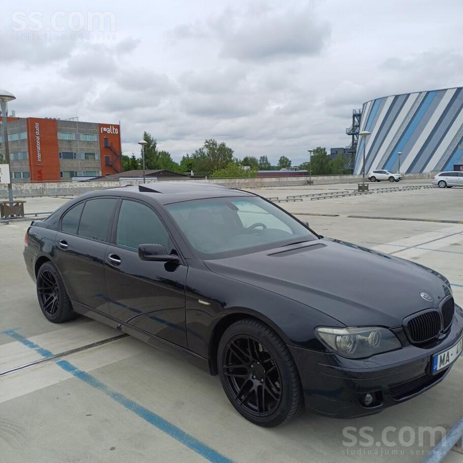 Melns BMW 730 2007 Rīga, ar dzinēja tilpumu 3.00 L un nobraukumu 317 tūkst. km par 6990 €, foto 1 vietnē AUTOMOTO.COM.LV