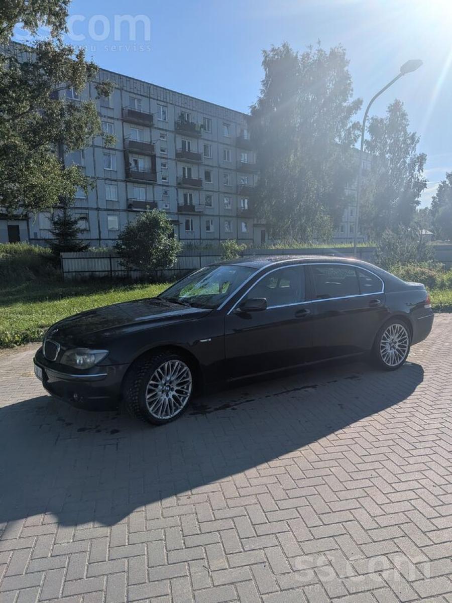 Черный БМВ 730 2007 в Екабпилс, объемом двигателя 3.00 л и пробегом 377 тыс. км за 5000 €, фото 1 на AUTOMOTO.COM.LV