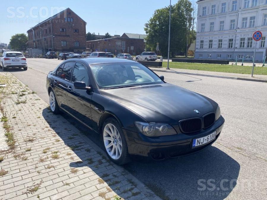 Melns BMW 730 2007 Liepāja, ar dzinēja tilpumu 3.00 L un nobraukumu 412 tūkst. km par 2099 €, foto 3 vietnē AUTOMOTO.COM.LV