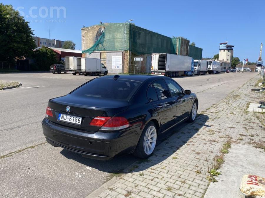 Melns BMW 730 2007 Liepāja, ar dzinēja tilpumu 3.00 L un nobraukumu 412 tūkst. km par 2099 €, foto 4 vietnē AUTOMOTO.COM.LV