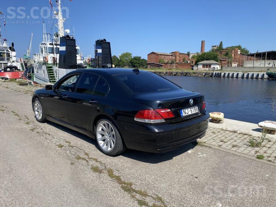 Melns BMW 730 2007 Liepāja, ar dzinēja tilpumu 3.00 L un nobraukumu 412 tūkst. km par 2099 €, foto 5 vietnē AUTOMOTO.COM.LV