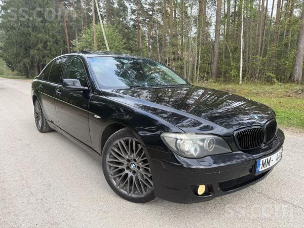 Black BMW 730 2007 in Rezekne, with an engine capacity of 3.00 L and mileage of 263 thousand km for 4500 €, photo 1 on AUTOMOTO.COM.LV