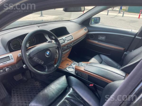 Black BMW 730 2007 in Jurmala, with an engine capacity of 3.00 L and mileage of 502 thousand km for 2495 €, photo 8 on AUTOMOTO.COM.LV