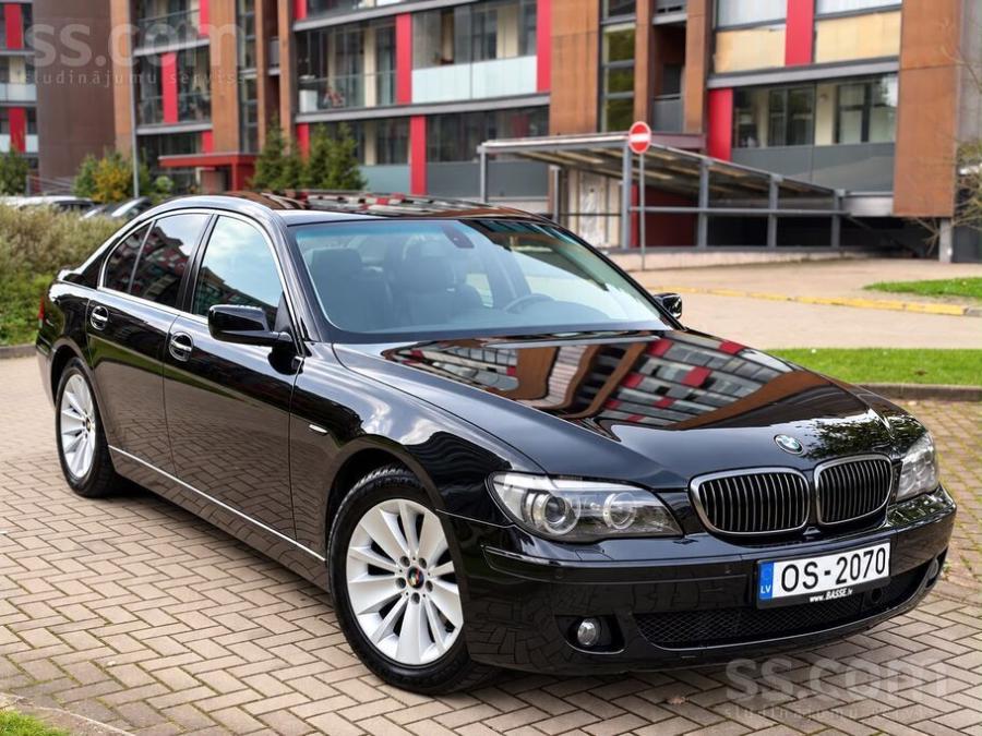 Черный БМВ 730 2007 в Рига, объемом двигателя 3.00 л и пробегом 390 тыс. км за 3790 €, фото 1 на AUTOMOTO.COM.LV